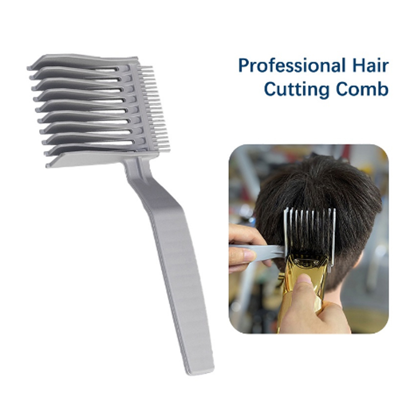 3 Unit Hair Clipper Comb Set Flat Top Thick Portable Round Best For ...