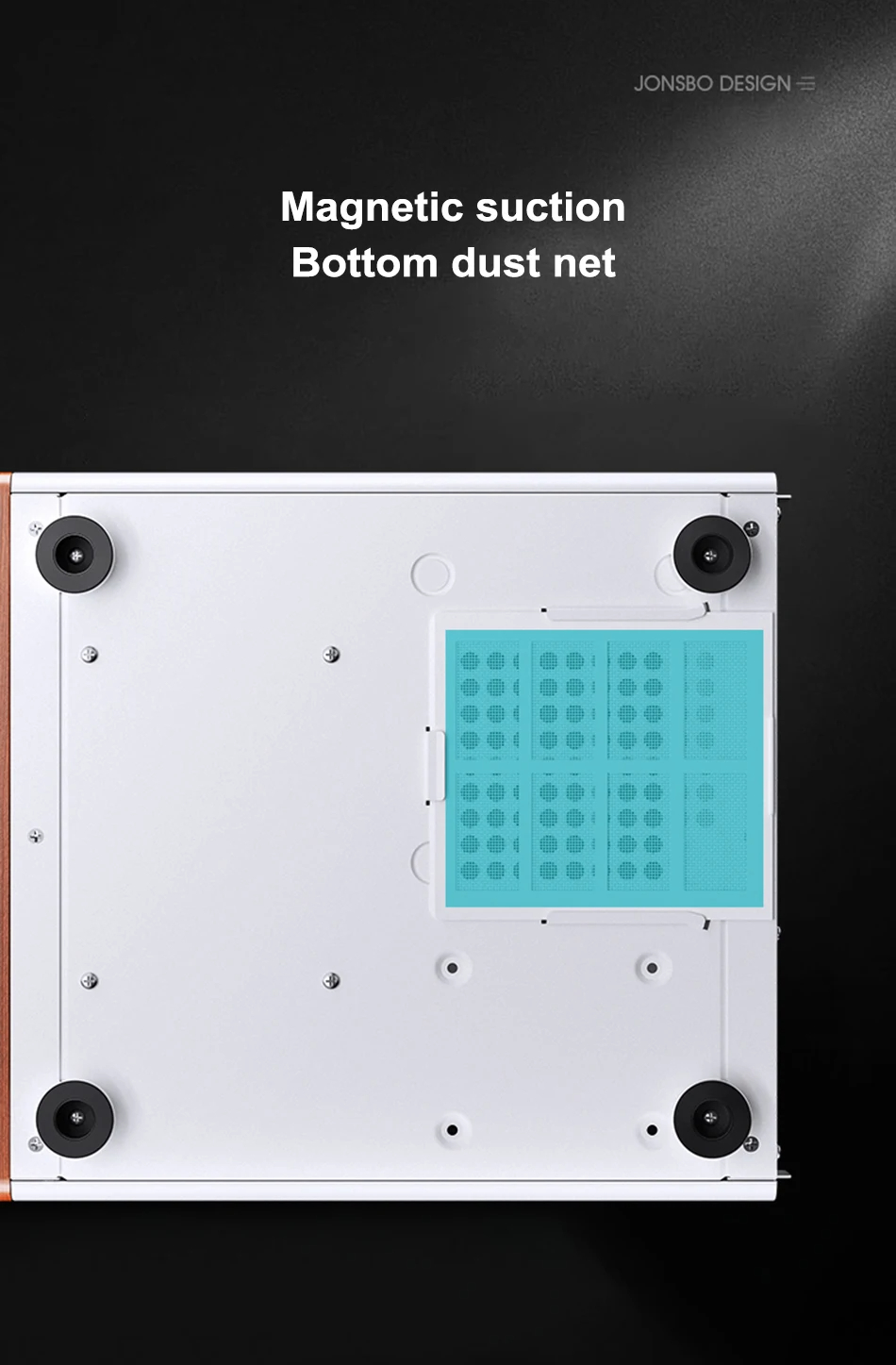 JONSBO V12 MATX PC Case Seaview Room Type-c Interface ATX Power Supply ...