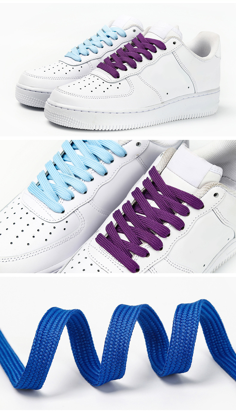 1 Pair Premium Flat Shoelaces High-Quality Athletic Laces for Sneakers and Boots | Shopee Malaysia