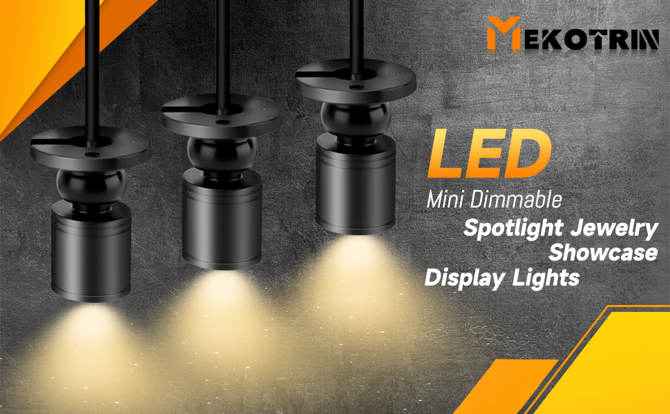 Dimmable LED Cabinet Lights USB 5V Downlight for Model Display Counter Wine Garage Kit ...