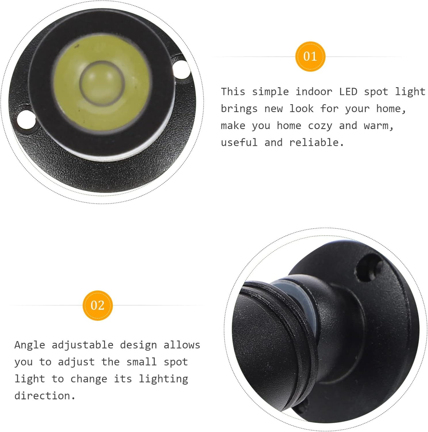 Dimmable LED Cabinet Lights USB 5V Downlight for Model Display Counter Wine Garage Kit ...