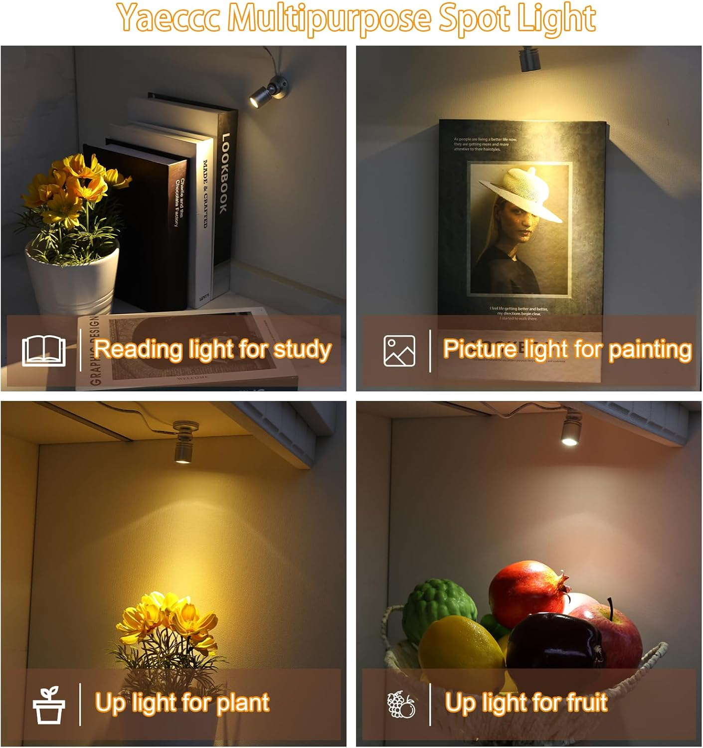 Dimmable LED Cabinet Lights USB 5V Downlight for Model Display Counter Wine Garage Kit ...