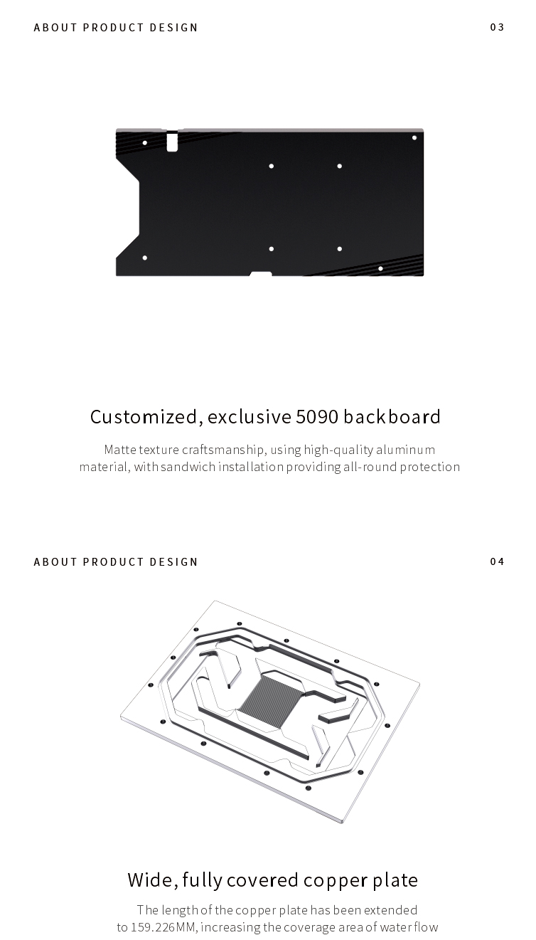 BYKSKI ARMORED END PORT GPU WATERBLOCK WITH BACKPLATE FOR ASUS ROG ...