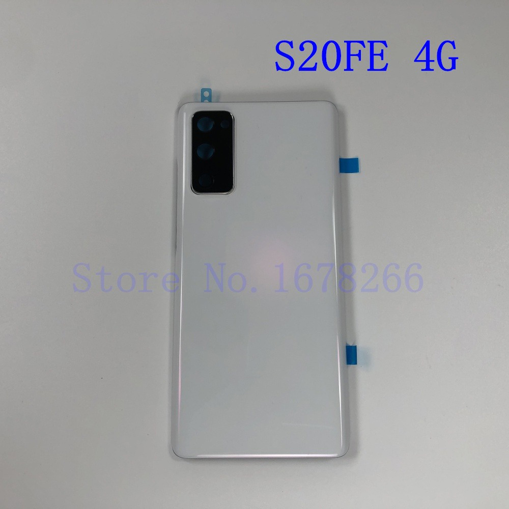 For SAMSUNG Galaxy S20FE 4G 5G S20 FE Back Cover Battery Plastic Door ...