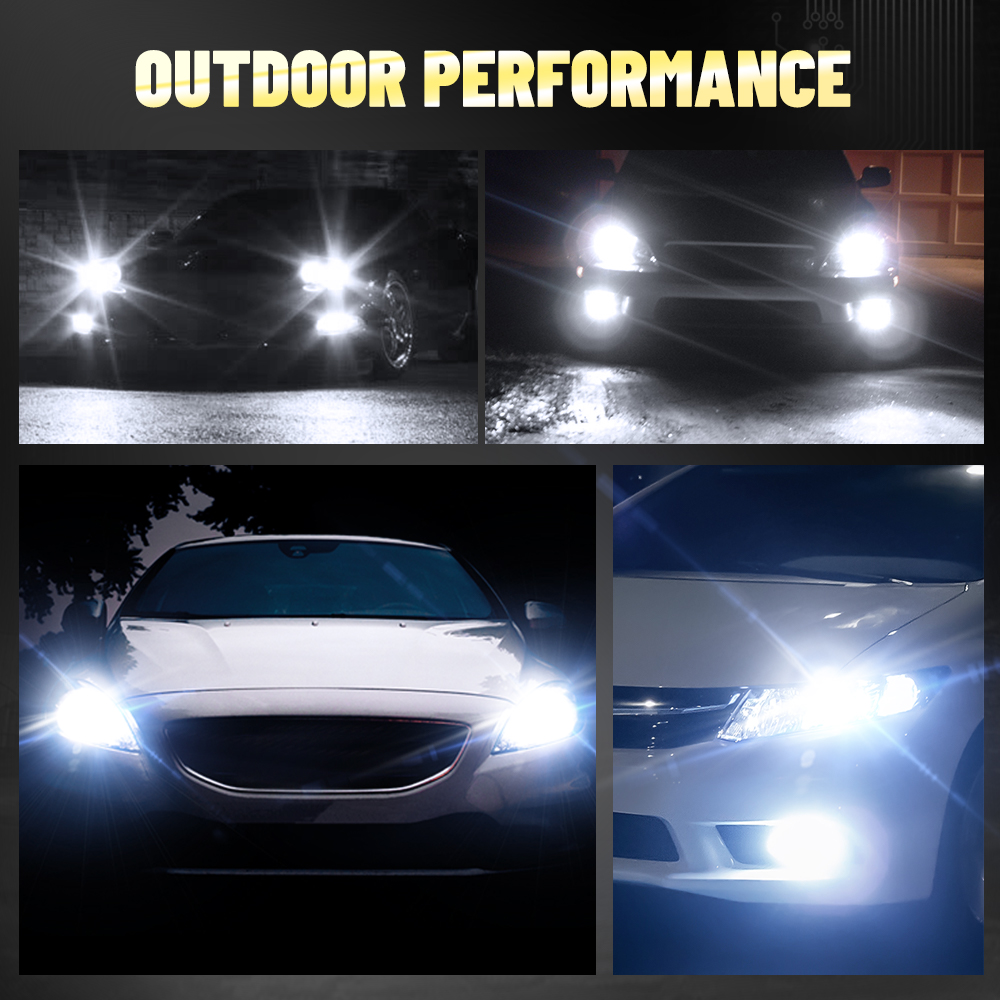 Mini Lens H4 LED Headlight 200W 20000LM 6500K IP68 Canbus Y6 Waterproof ...