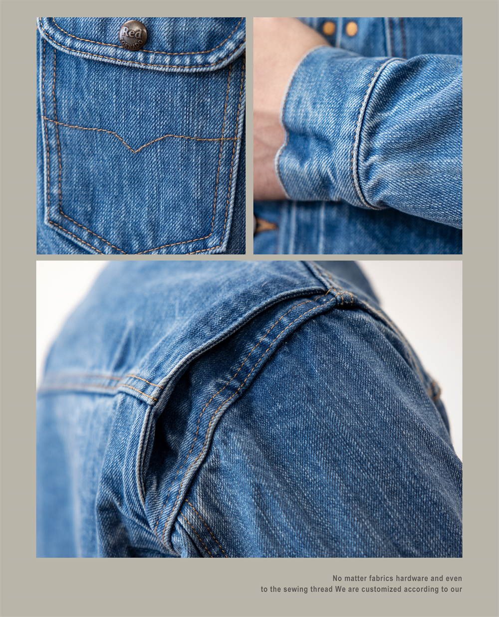 Red Tornado 18oz Selvedge Denim Jacket 11MJ Short Slim Fit Vintage Indigo Rugged Menswear ...