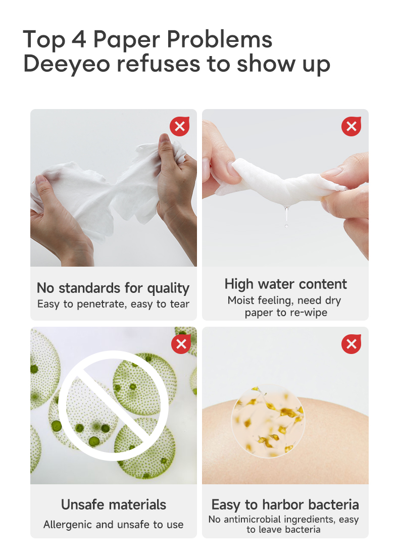 Deeyeo Family Affordable Mini Wet Toilet Paper（10pcs*20packs） | Shopee ...