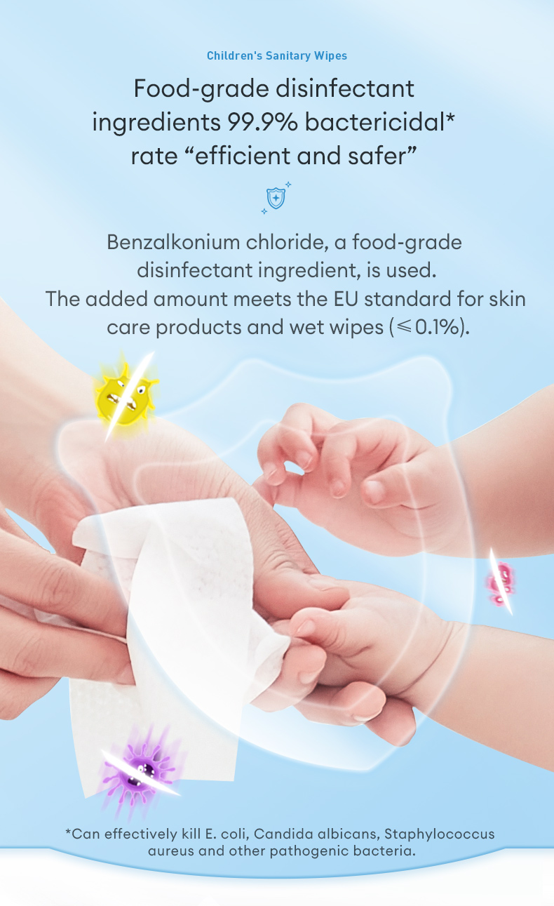 Deeyeo Disinfectant Wet Wipes For Children Antibac Wipes (10 Pcs x 10 ...
