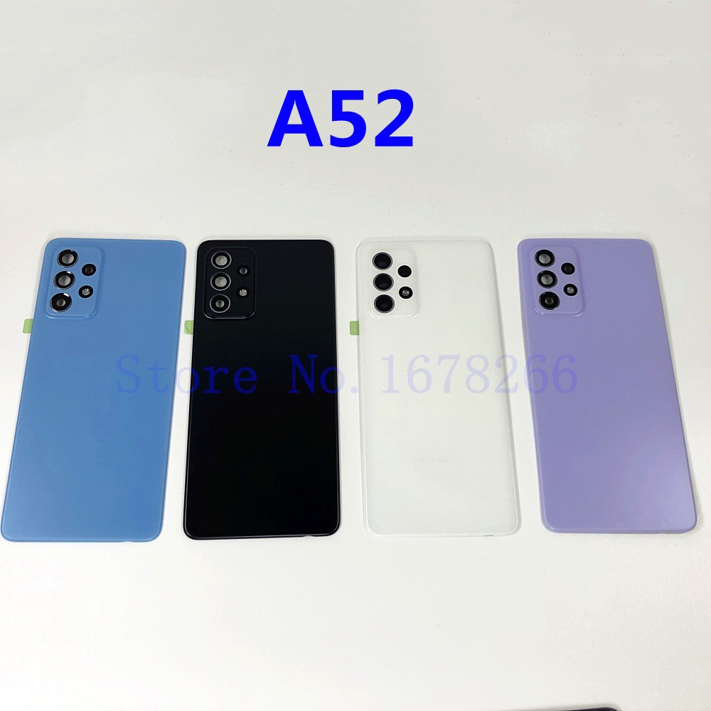 For Samsung Galaxy A52 4G A525 Back Battery Cover Door Rear Panel ...