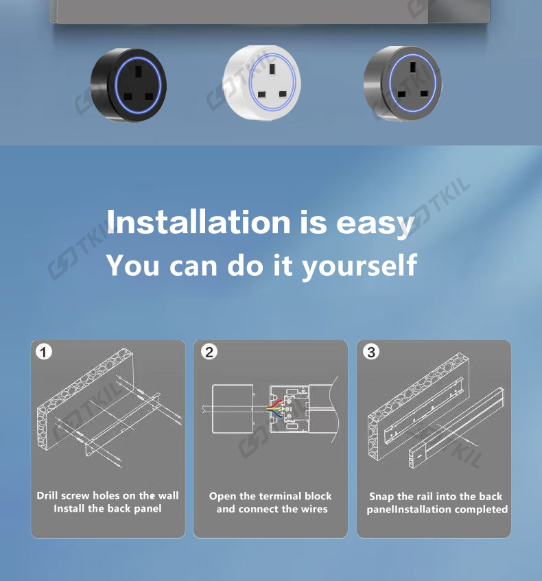 【🎊3 Years Warranty🎊】8000W Aluminum Alloy Power Track Socket 32A power ...