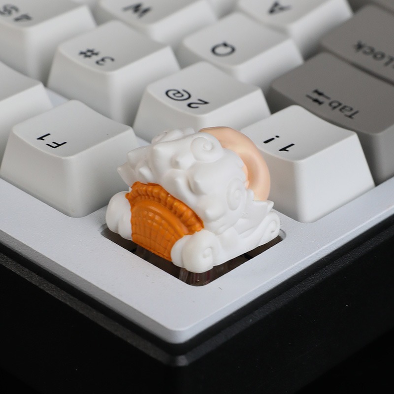 -LW- One Piece Luffy Nika Resin Handmade 3D Keycaps Customized ...