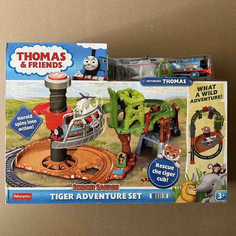 Thomas & Friends Sodor Safari Tiger Adventure Set Train Playset with ...