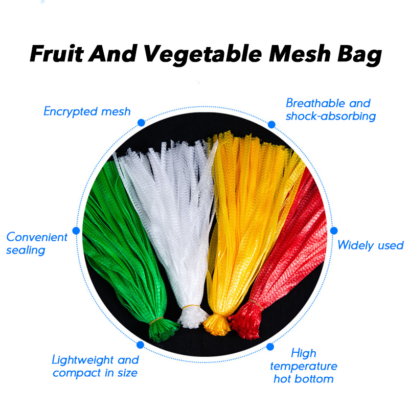 Fruit vegetable Net Poly Netting Plastic Nylon Packaging Woven Mesh Bag ...