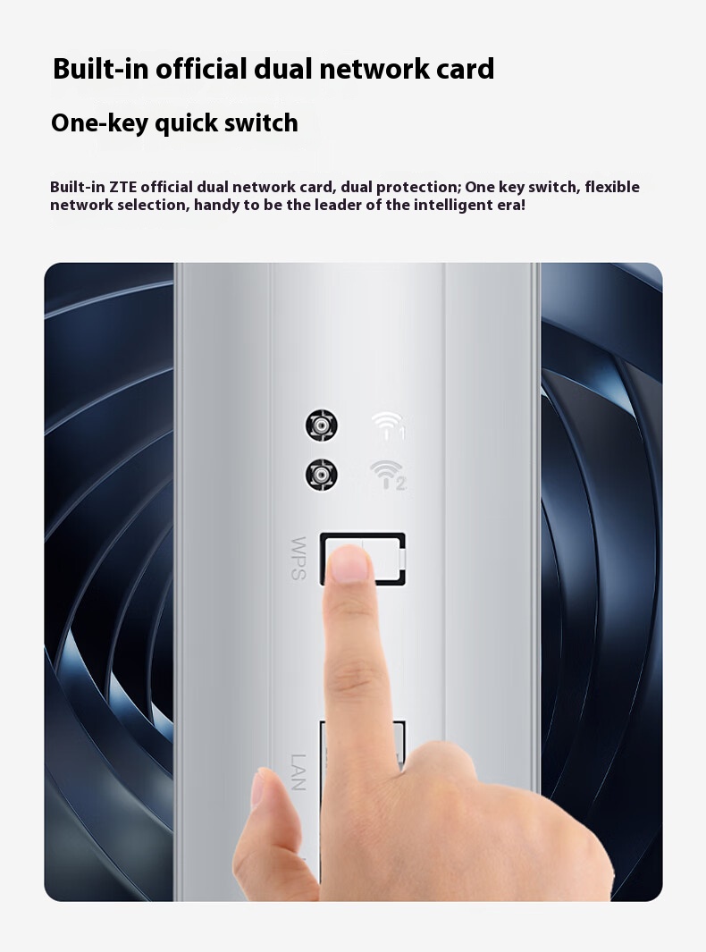 ZTE G5TS 5G Mobile Router CPE Portable WiFi 6 Card Free Network Card Portable Gigabit Wireless ...