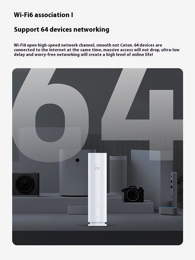 ZTE G5TS 5G Mobile Router CPE Portable WiFi 6 Card Free Network Card Portable Gigabit Wireless ...