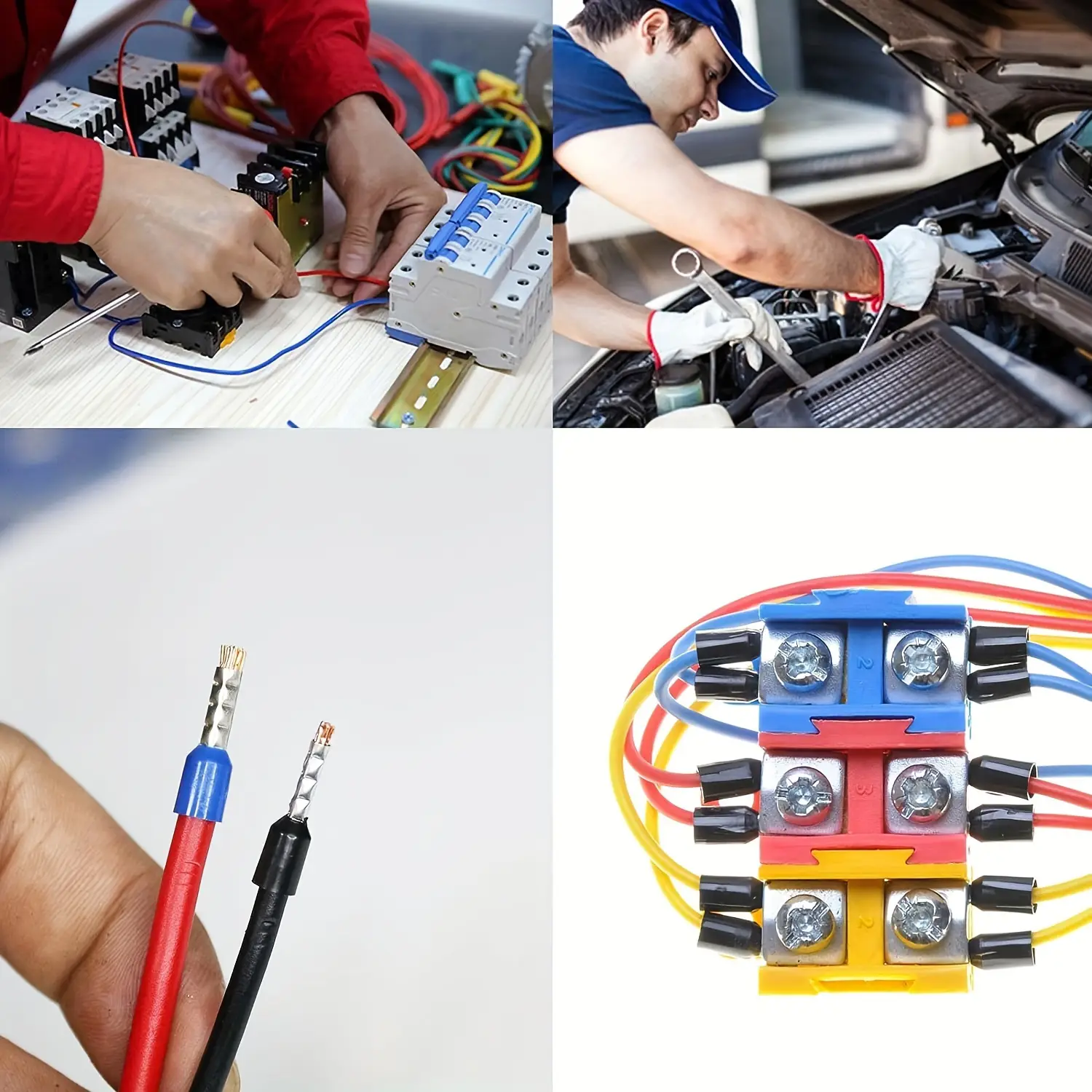 Tubular Terminal Cord End Wire Connector Electrical Insulated Terminal ...