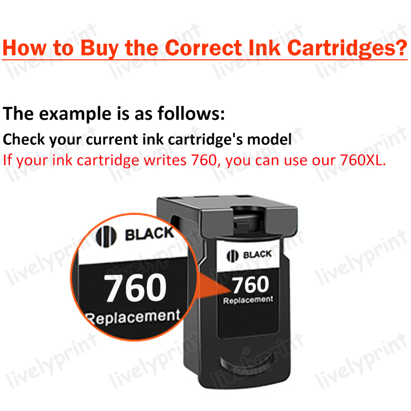 Compatible Canon PG 760XL CL 761XL Ink Cartridge Canon 760 Ink Canon ...