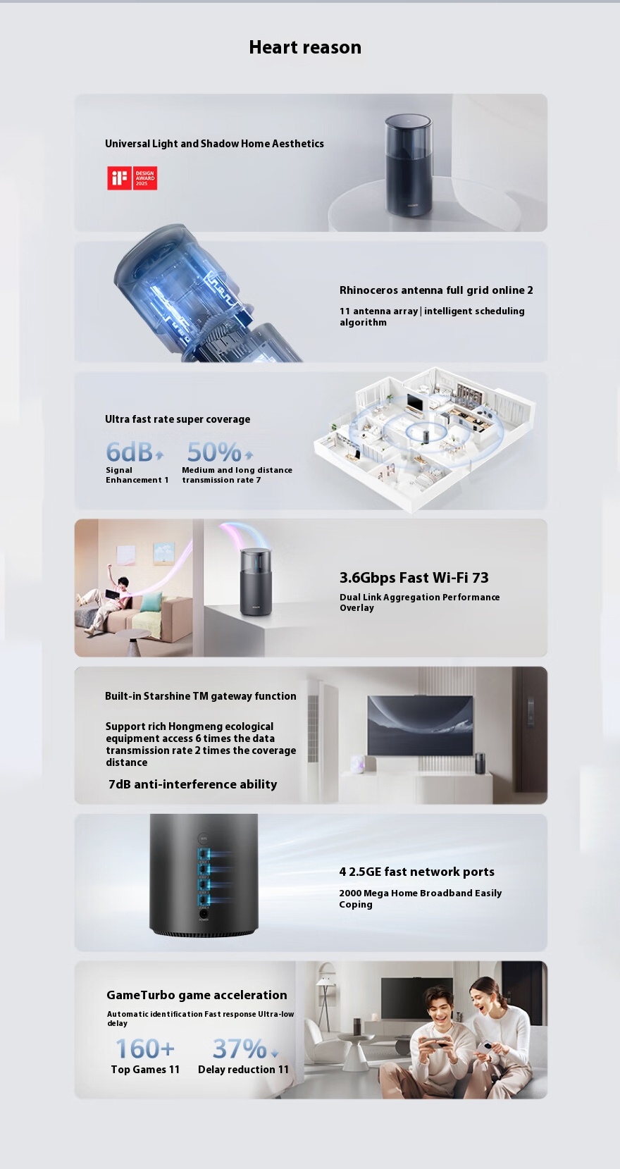 Huawei X1/X1 PRO has built-in star flash gateway, 11 antenna arrays, Wi ...