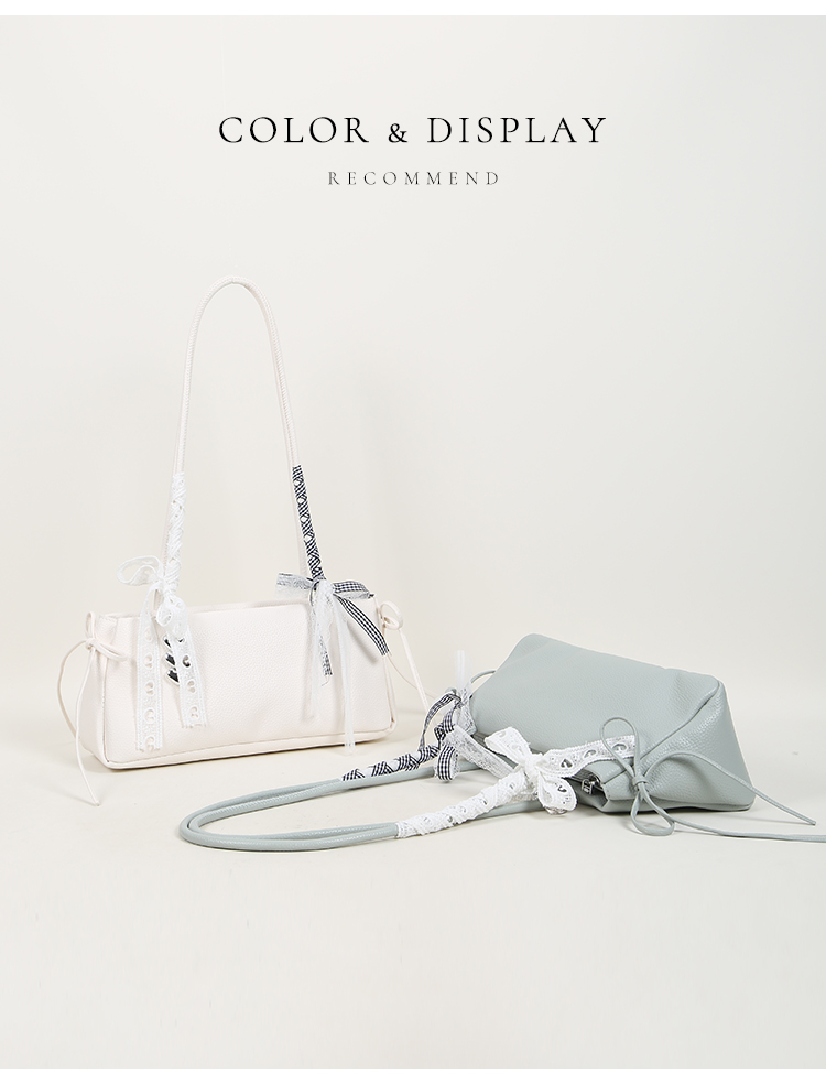 Caidre Baguette Bag Female Commuter Shoulder Armpit Bag Bow Handbag ...
