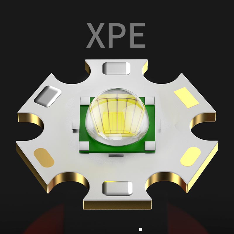 SmilingShark SD5384 LED Portable Torch Light Super Bright XPE 1KM Shot with Hook Design ...