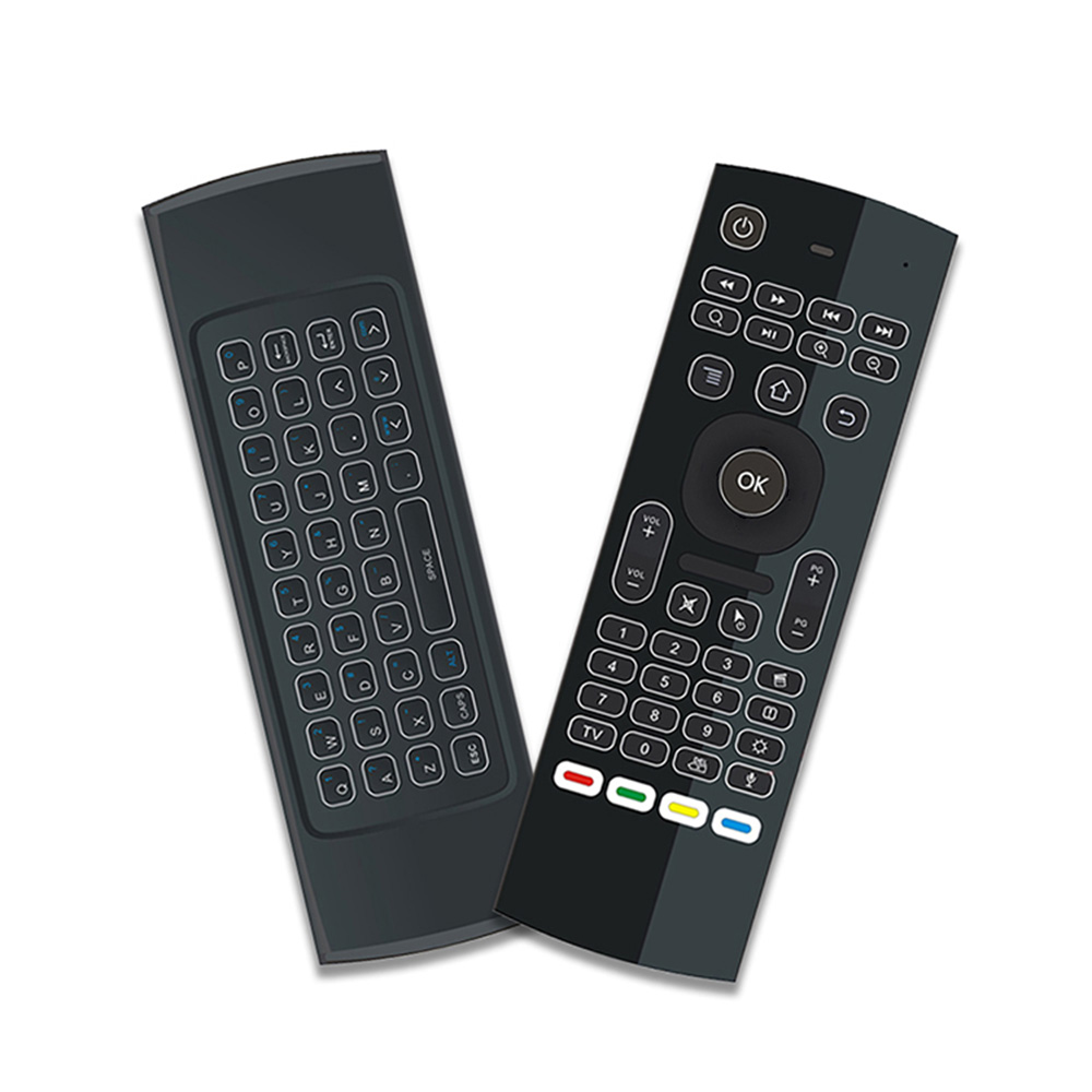 2.4G Wireless MX3 Air Mouse Mini Keyboard Voice Backlit Remote Control ...