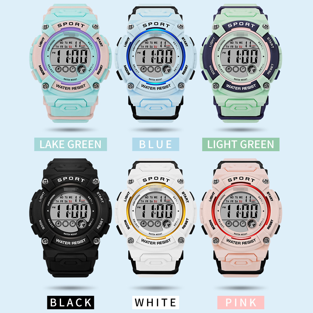 SYNOKE Kids Fashion Watch Waterproof Luminous Digital Casual Electronic ...