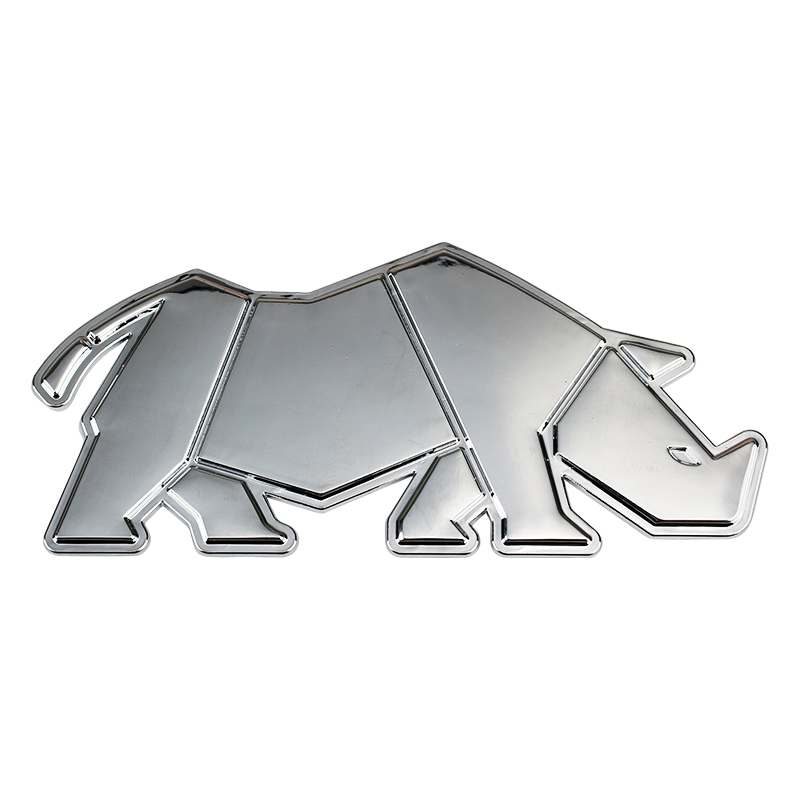 3D metal rhinoceros Rhino emblem for SUZUKI JIMNY rear trunk logo Car ...