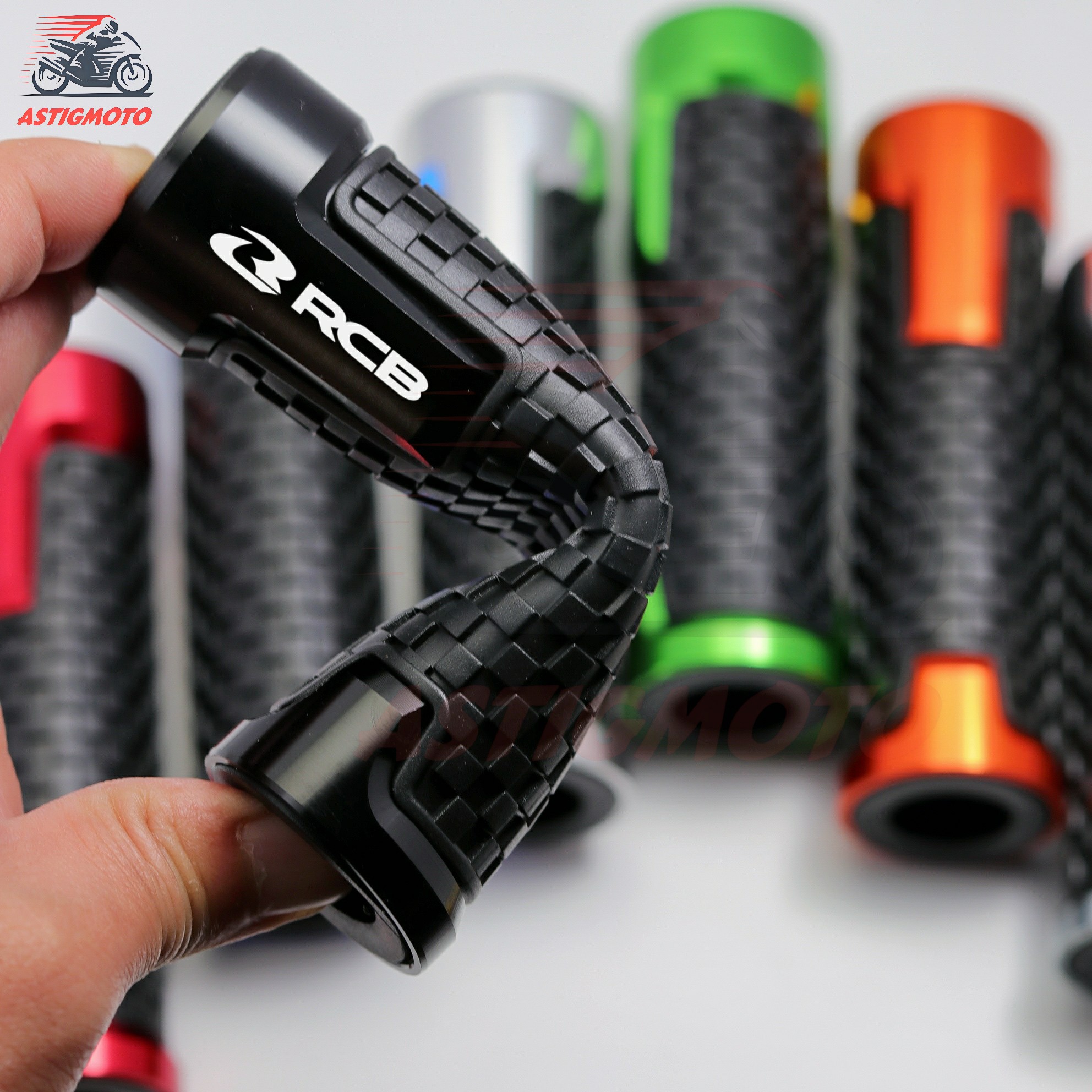 Racing Boy 1Pair Modified RCB For Motorcycle 7/8'' 22mm Handle ends ...