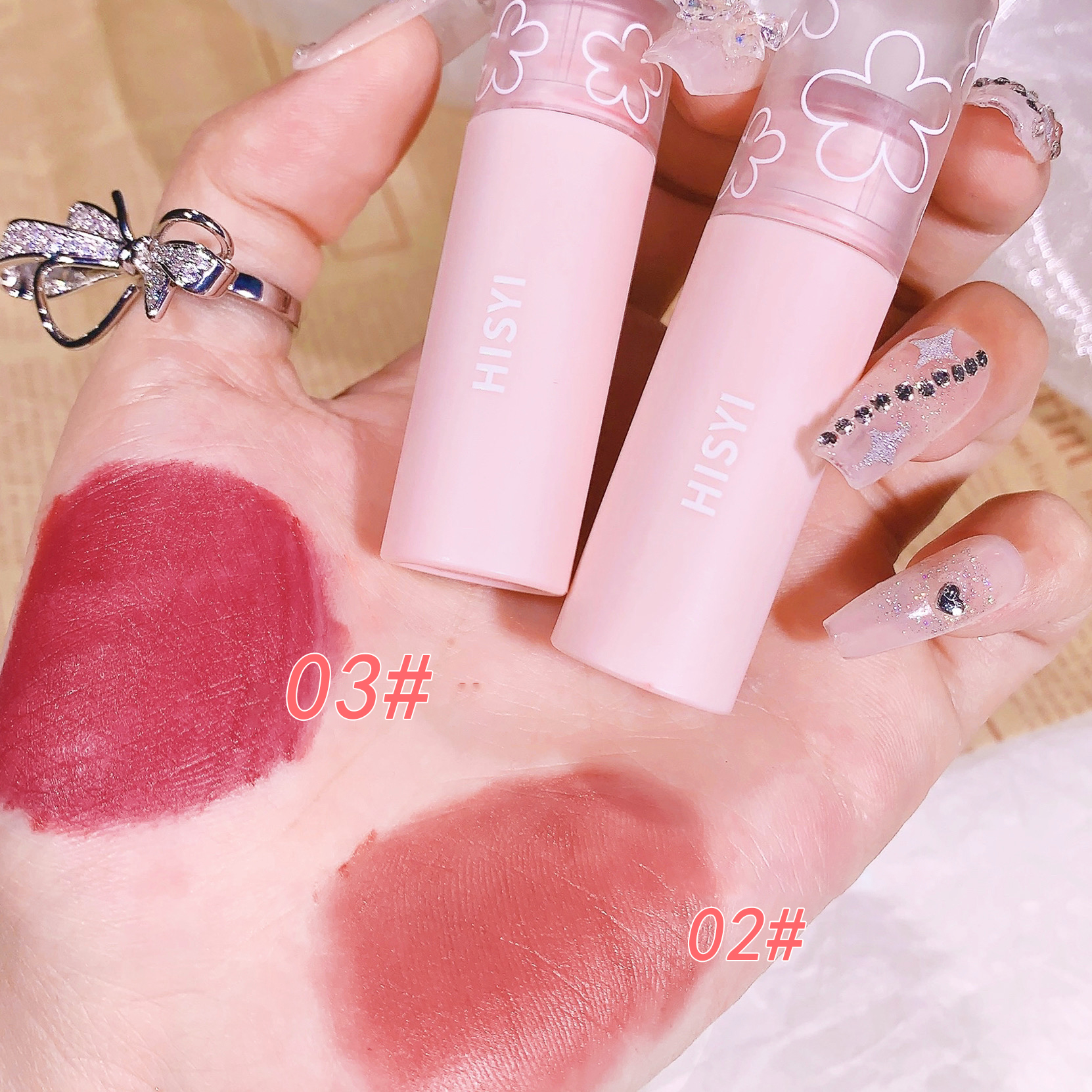 Gift Mousse Lip Mud Lip Glaze Matte Velvet Easy To Color Brightening ...