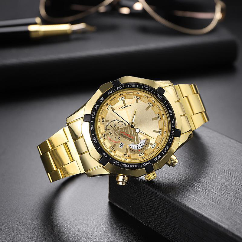 Men's Waterproof Watch - Big Face with Date Window, Quartz Business ...