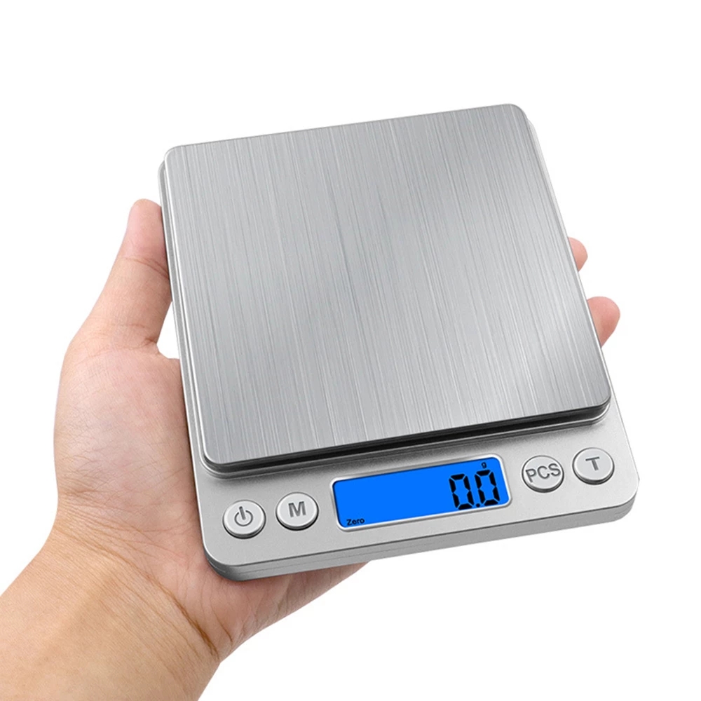 Mini digital kitchen scale with backlit LCD and tare function, accurate ...