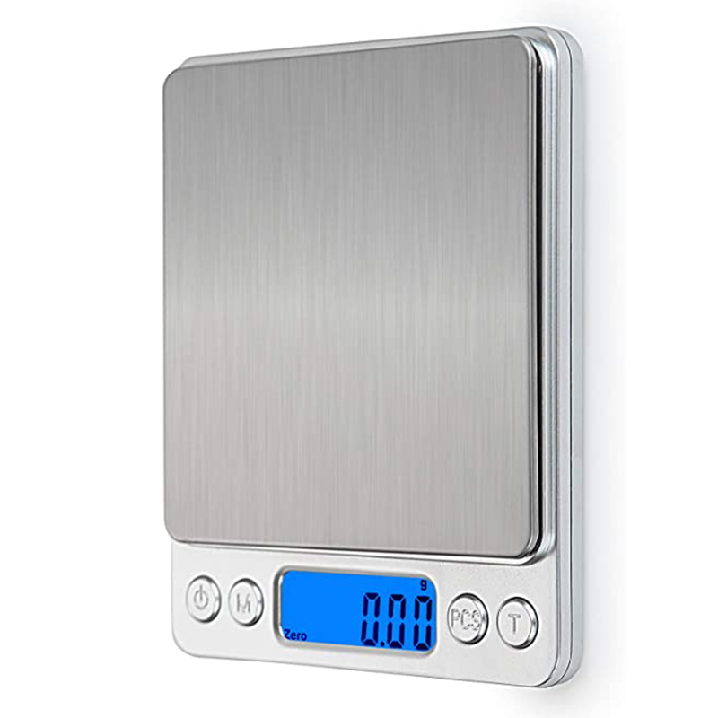 Mini digital kitchen scale with backlit LCD and tare function, accurate ...
