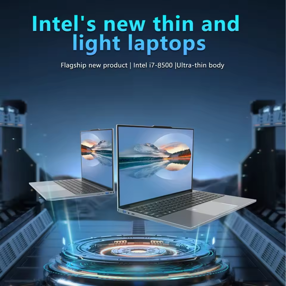 2025 Lightweight i7 Portable laptop murah Windows 11 Intel Core i7 15.6 ...