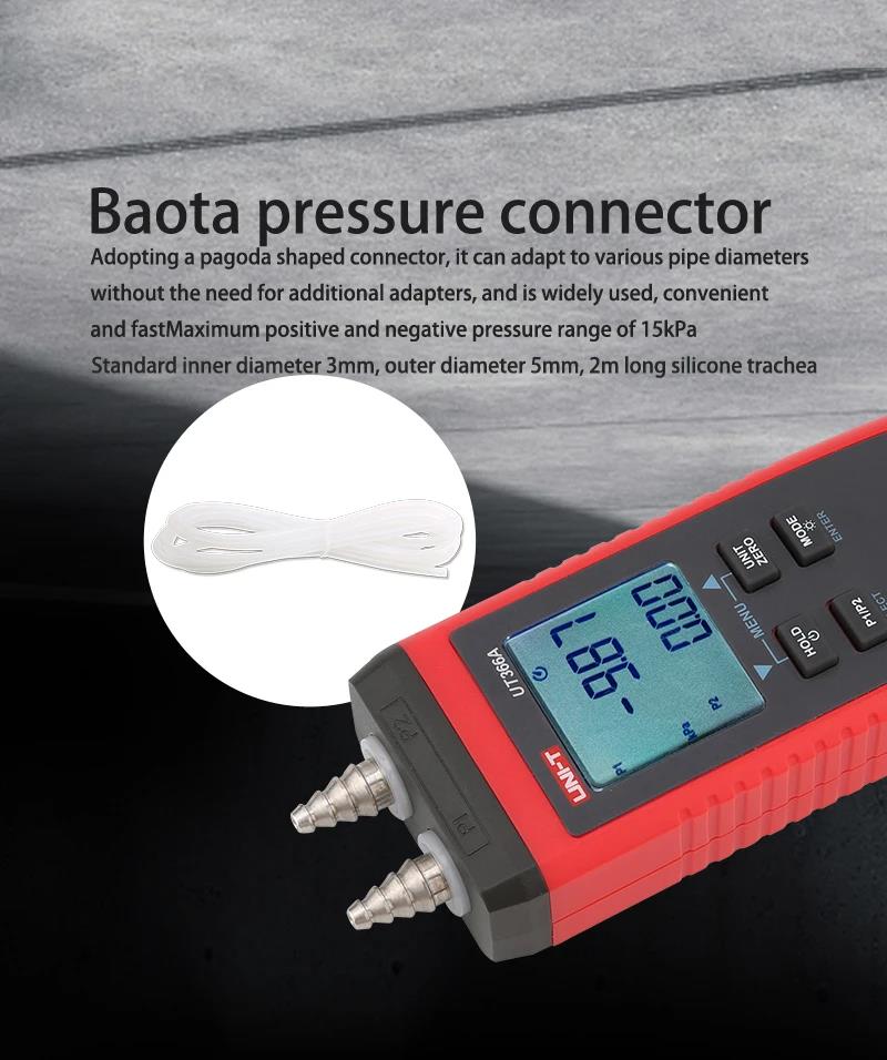 UNI-T UT366A Manometer Digital Surface Pressure Difference Measurement ...