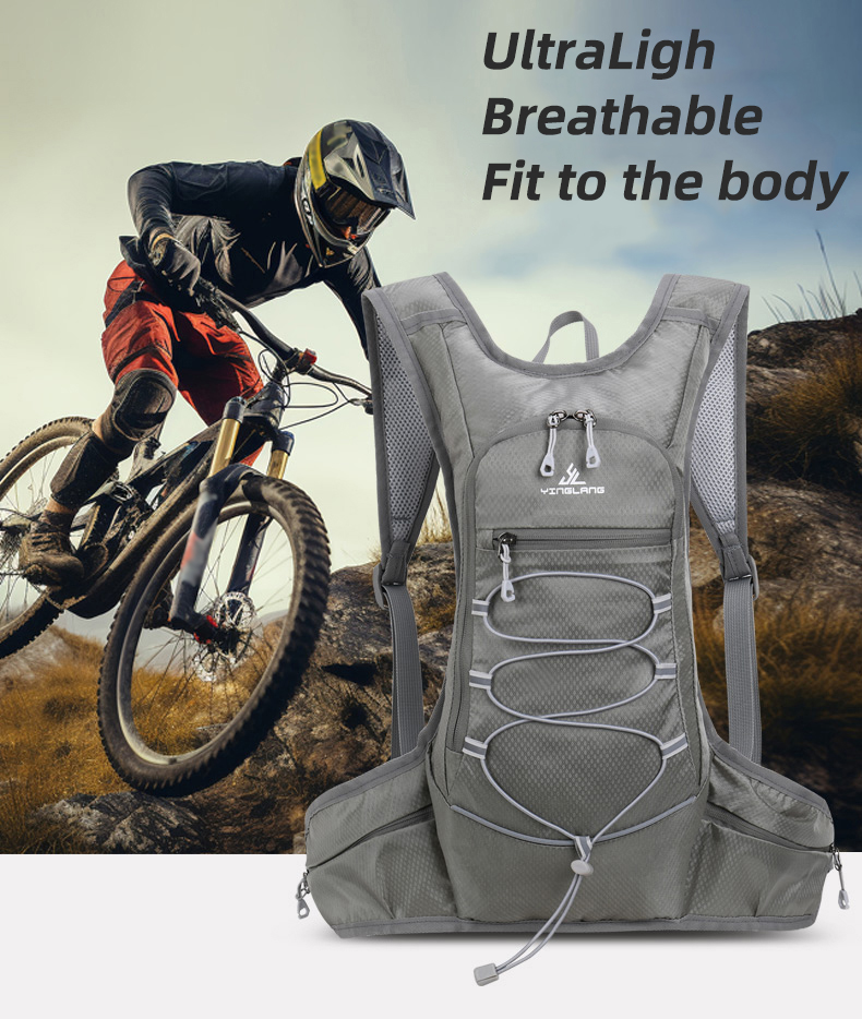 Running Marathon Bag 12L Sports Bag with 2L Water Bladder Cycling ...