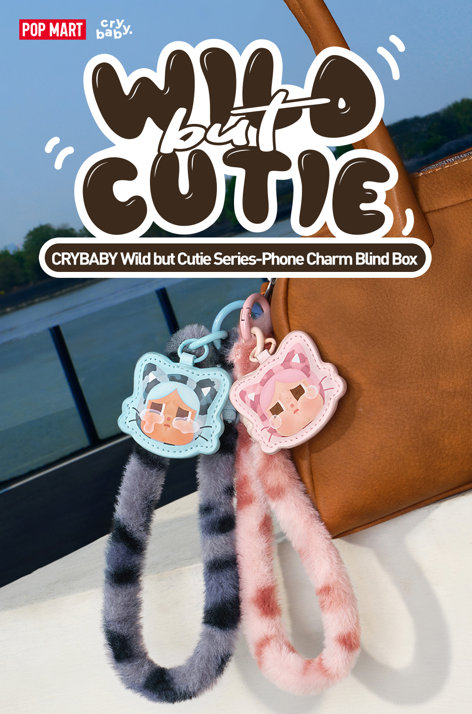 POP MART CRYBABY Wild but Cutie Series - Vinyl Plush Pendant Blind Box Action Toys Figure ...