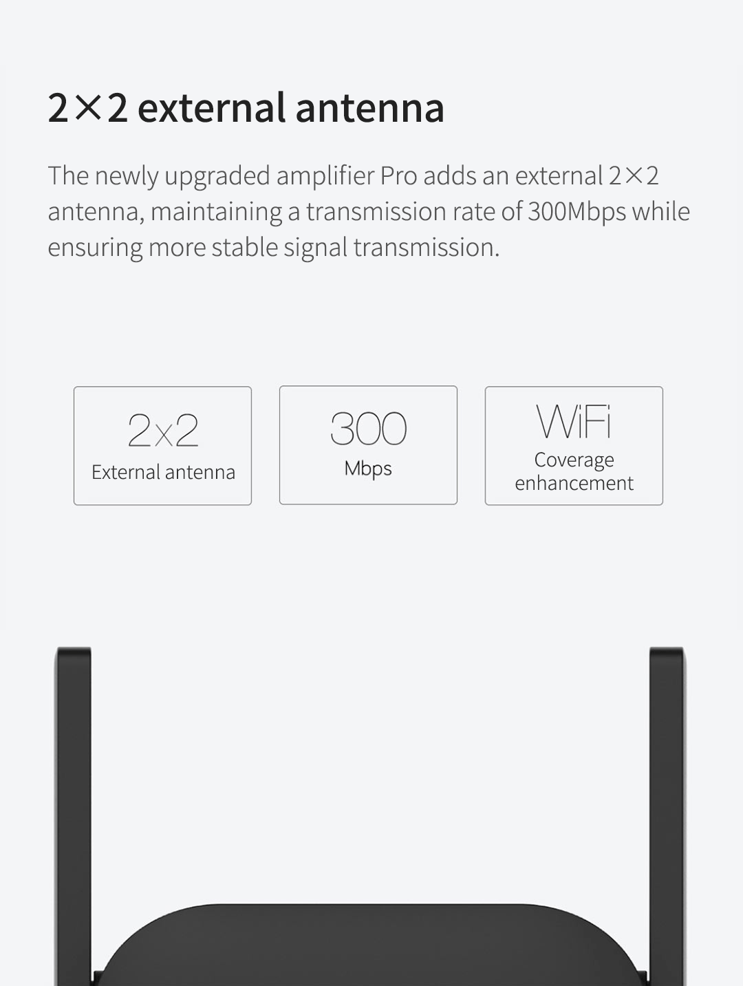 Xiaomi WIFI Extender Pro, Fast Pairing, 300Mbps High Voltage, Used With ...