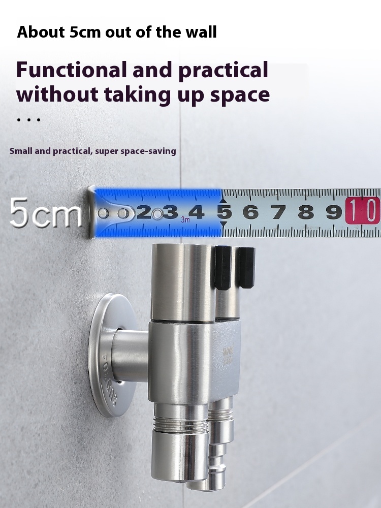 304 Stainless Steel Dual-Control Faucet, Two-Way Water Distribution ...