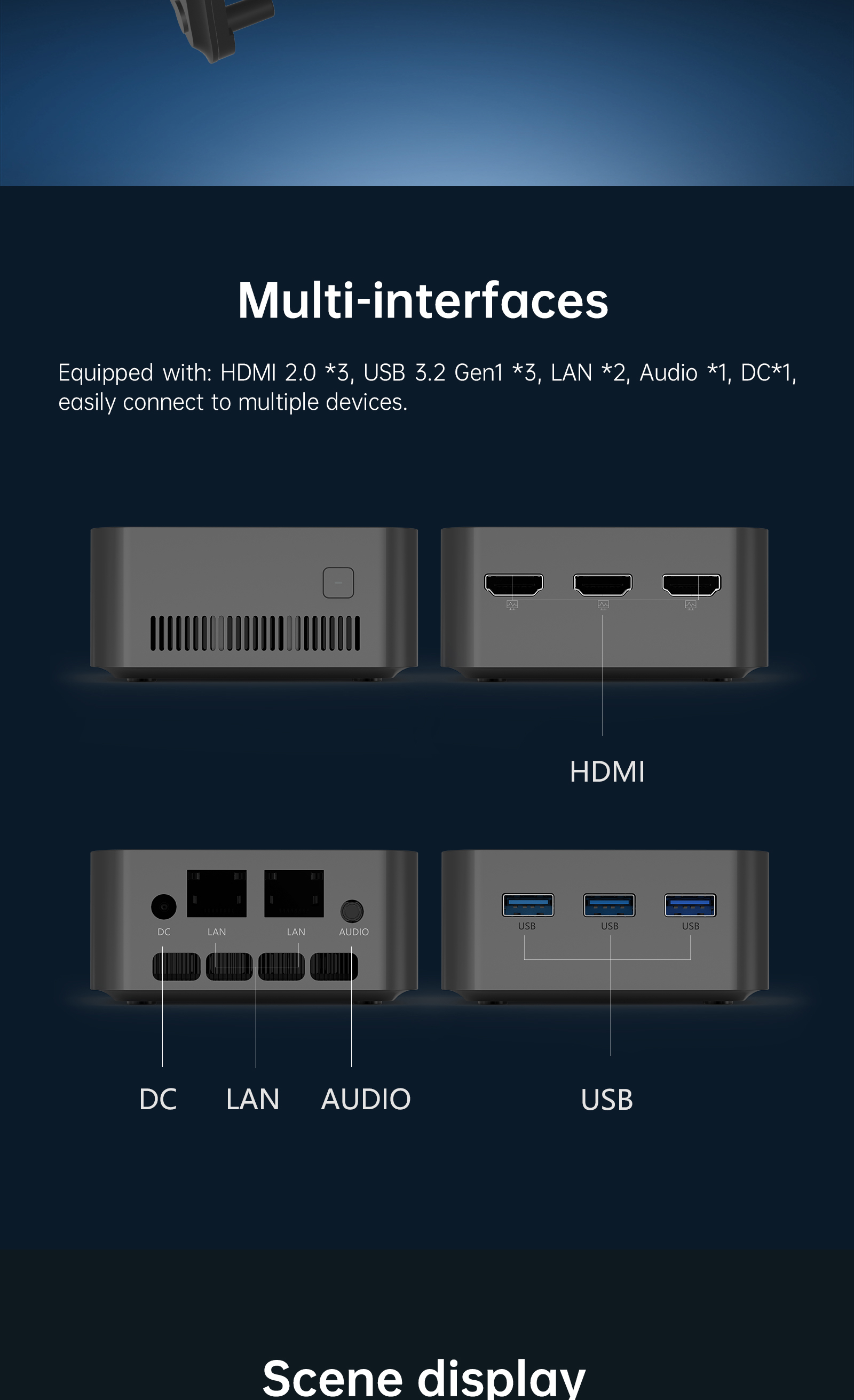 Machenike Mini PC Intel N150 4 Cores CPU 16G LPDDR5 RAM 512G SSD PCIE4 ...