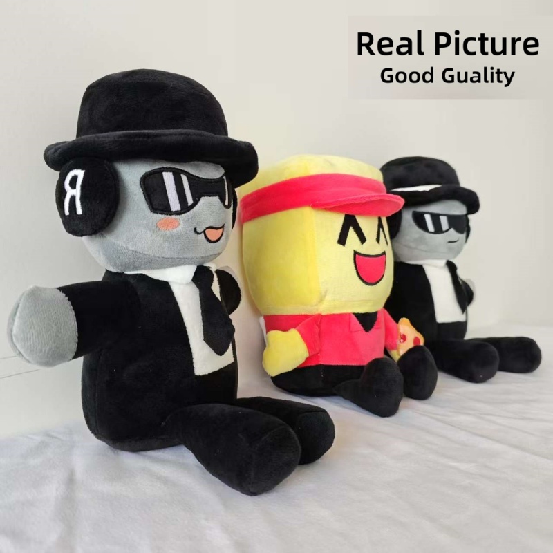 PLUS CHANCE Forsaken Chance Plush Fun Black Suit Men Plushie Doll ...