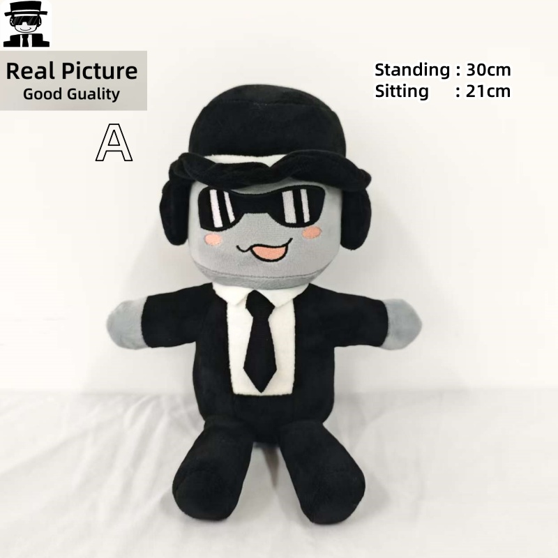 PLUS CHANCE Forsaken Chance Plush Fun Black Suit Men Plushie Doll ...