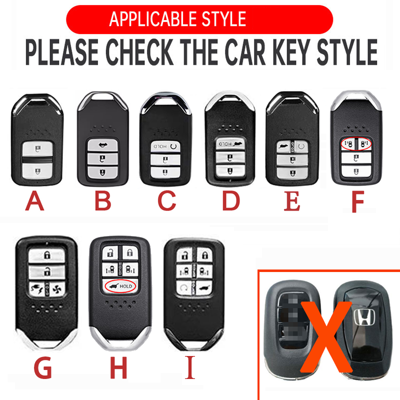 honda car key cover case honda keychain brio accessories city civic hrv ...