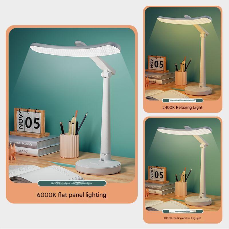 Foldable, rechargeable LED desk lamp for students, ideal for studying ...