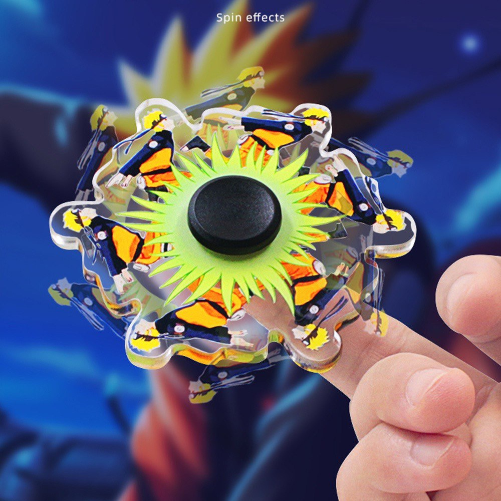 9Styles Naruto Gyro Sasuke Anime Character spinner Gyro fidget toys ...
