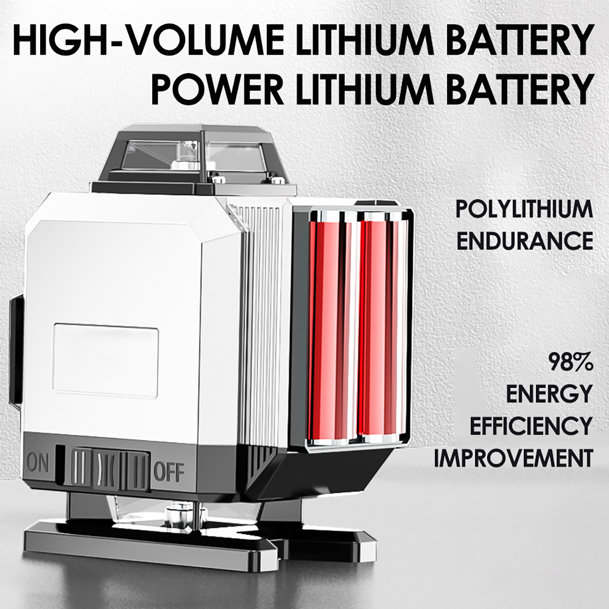 16 Line 4d Laser Level Green Light Self-Leveling 360° Rotary Cross Auto ...