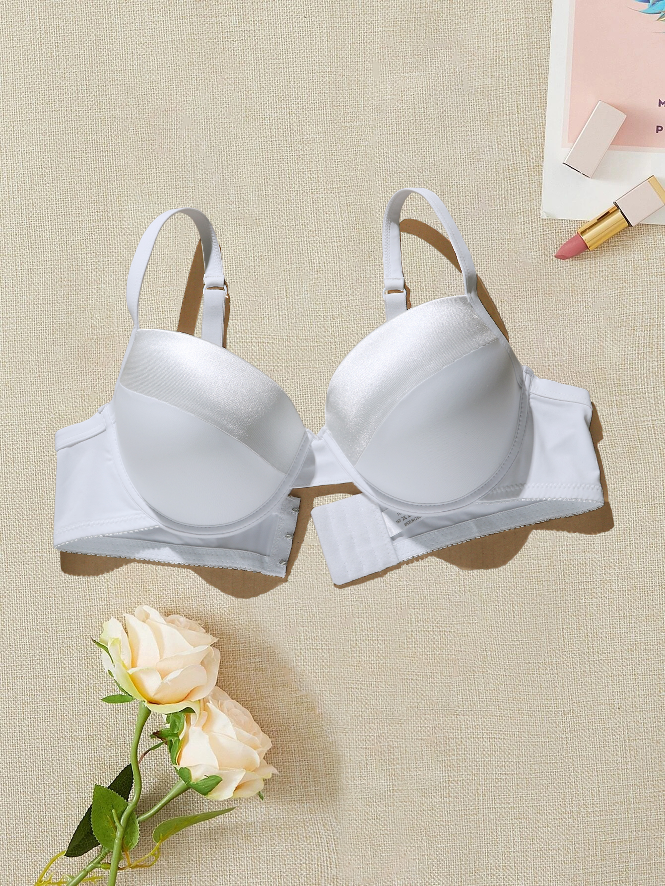 PARIFAIRY Small Sized Padded Push Up Underwire Bra with Enhanced Support for a Flattering ...