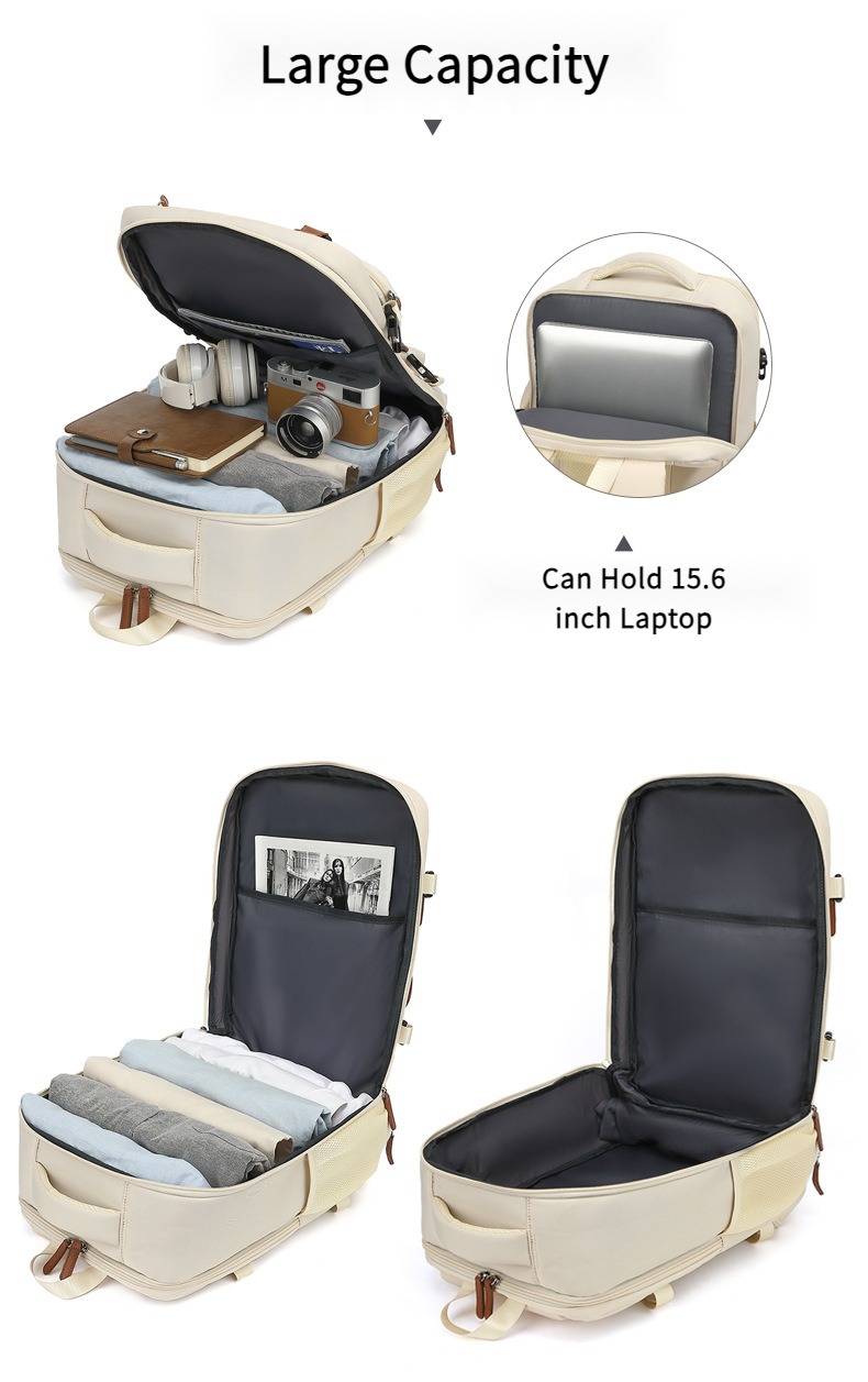 MY available 35L Travel Backpack waterproof Carry On bagpack shoe ...