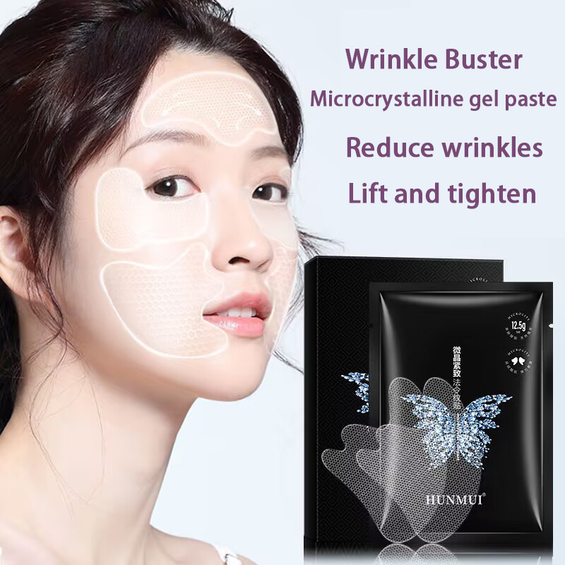 10 Pcs PPP HUNMUI 5pcs Nasolabial Folds Mask Fades Wrinkles Forehead ...