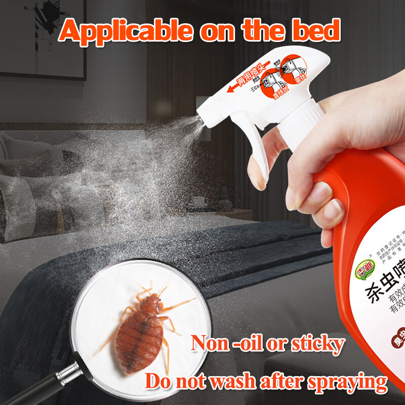 【100% effective】bed bug spray killer 500ML 50 Years Bed Bug & Flea Free ...