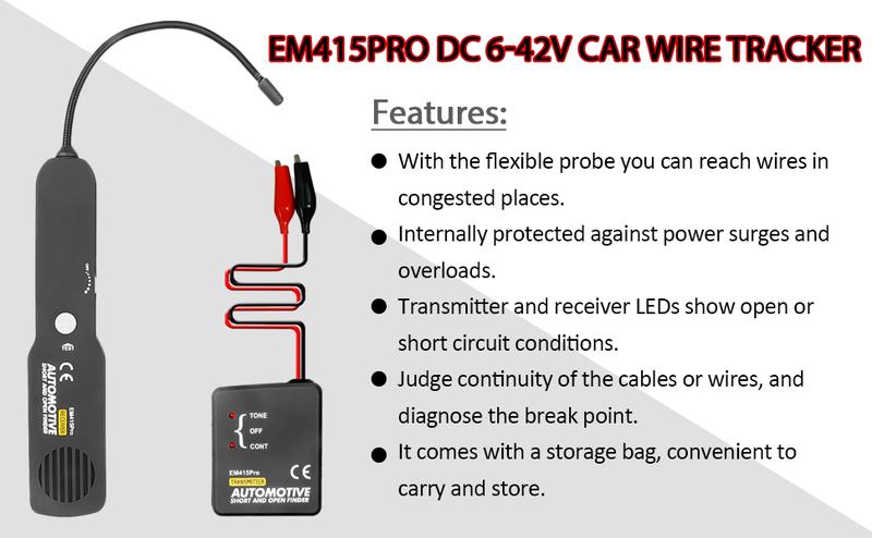【Local Stock】EM415pro 6V to 42V Circuit Scanner Short Open Circuit ...